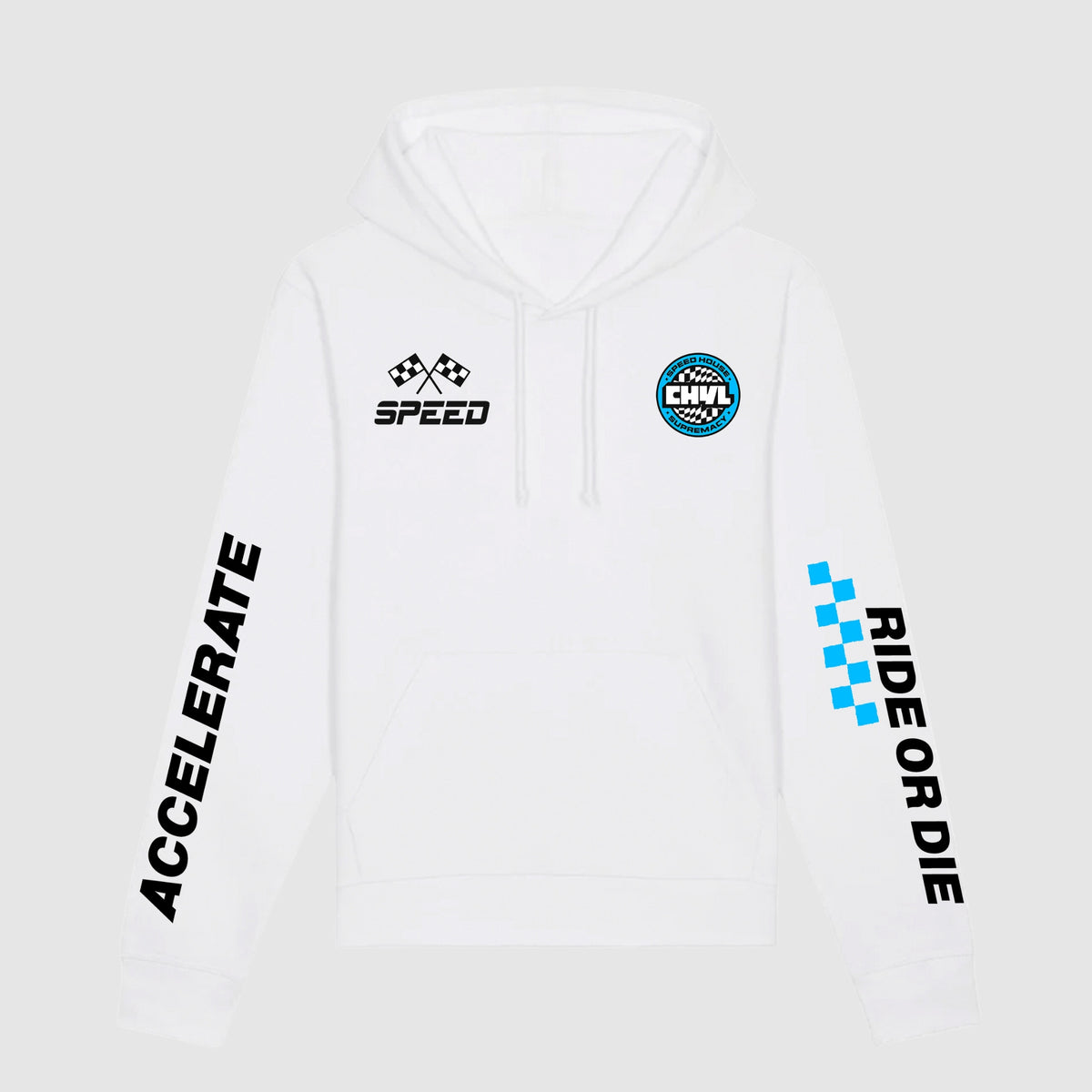 CHYL - Ride or Die Hoodie - White – DIM MAK COLLECTION