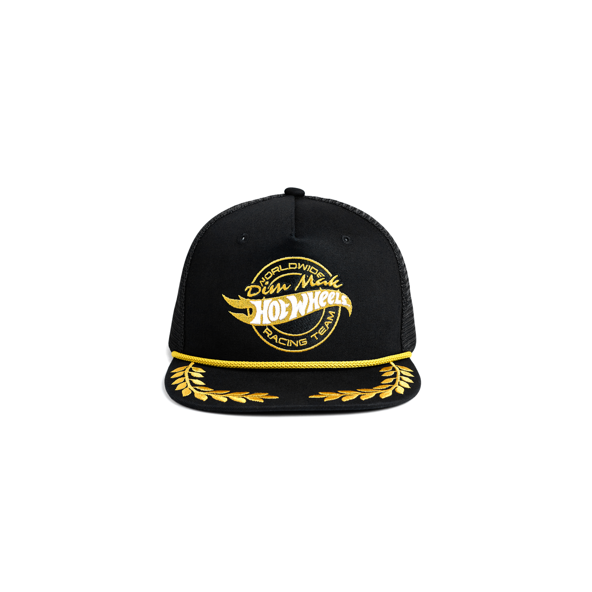 Hot Wheels™ x DIM MAK COLLECTION® - Worldwide Gold Crest Mesh Trucker