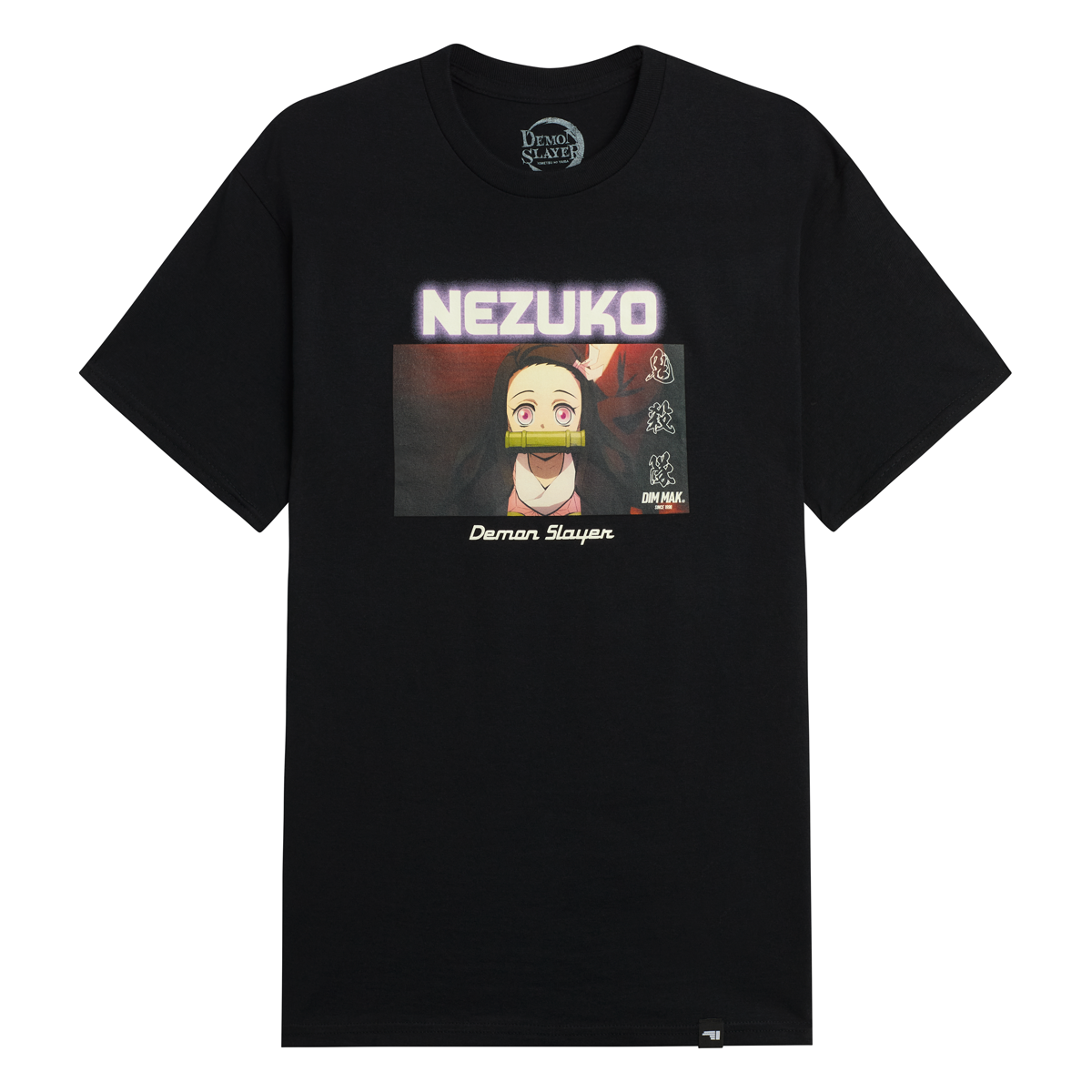 Dim Mak x Demon Slayer - Neon Lights Nezuko Tee - Black – DIM MAK ...
