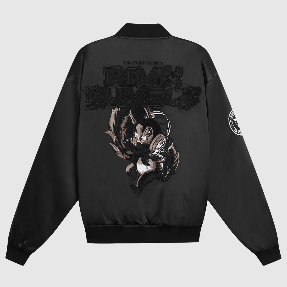 Dim Mak x Teamfight Tactics - Aoki Squirrel Satin Starter Jacket – DIM ...